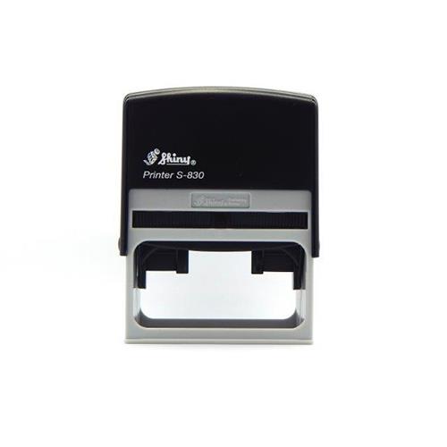 Carimbo Automatico Shiny Printer S830 Preto Placa Texto | Viaminas.com.br,